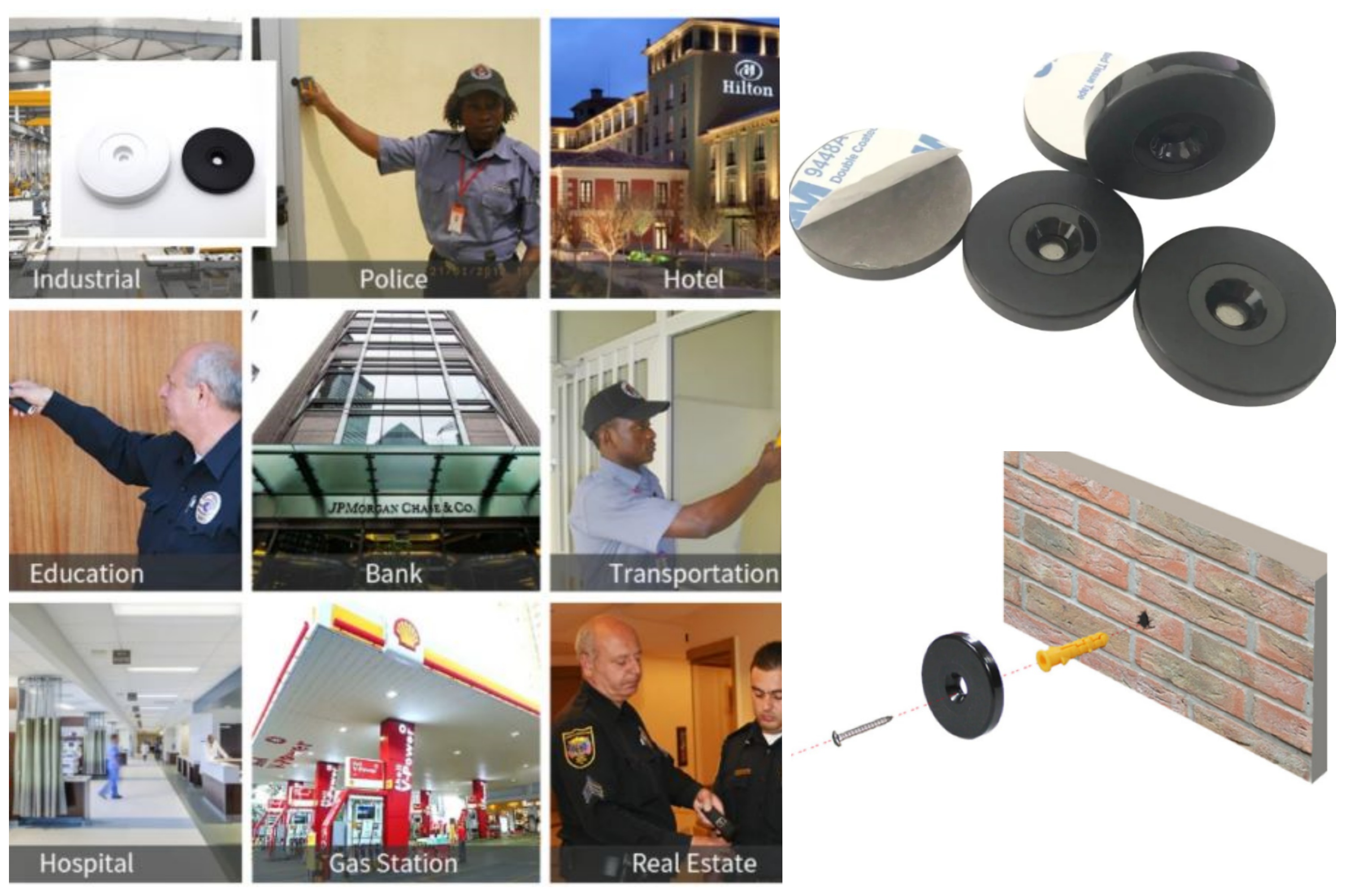 RFID Patrol Tags-LF/HF/UHFR Guard Tour Checkpoints-OEM/ODM